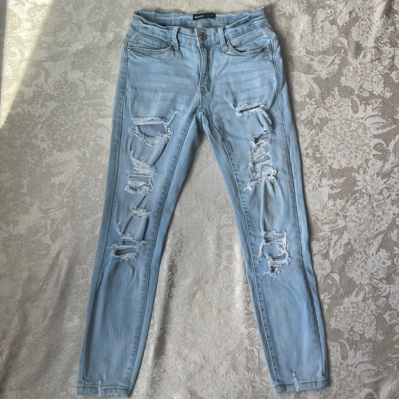 Bluenotes | Jeans | Bluenotes Jordan Distressed Low Rise Curvy Ankle ...